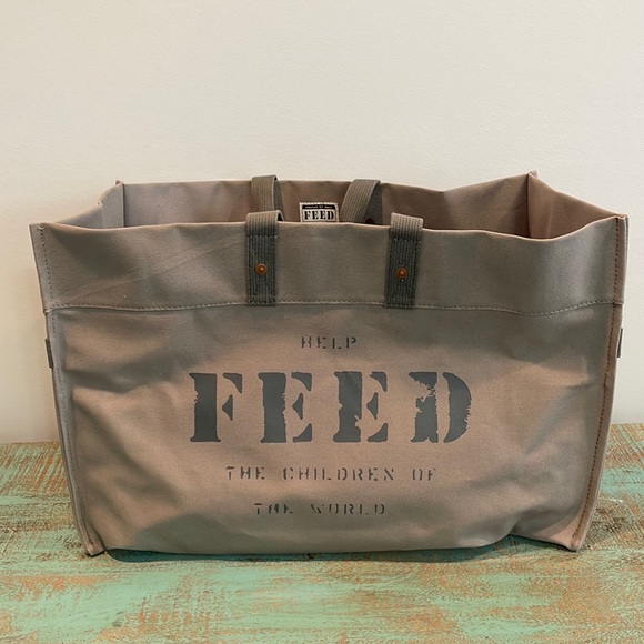 FEED Project | Bags | Feed Projects Xl Market Tote Canvas | Poshmark